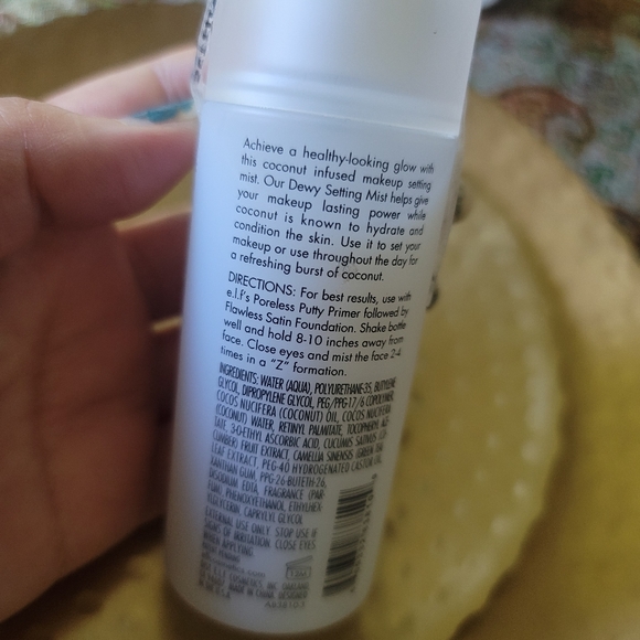 ELF | Makeup | Nwt Elf Dewy Coconut Setting Mist Long Lasting 8 Ml ...